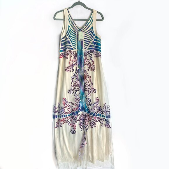 Geisha Designs Sleeveless Tulle Dress
